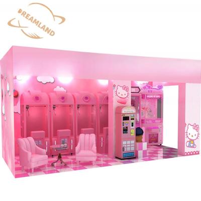 China Dreamland Pink Date Cut Prize Moneda Arcade Regalo Máquina de juegos de juguetes grandes Máquina de corte de garras para el centro comercial en venta