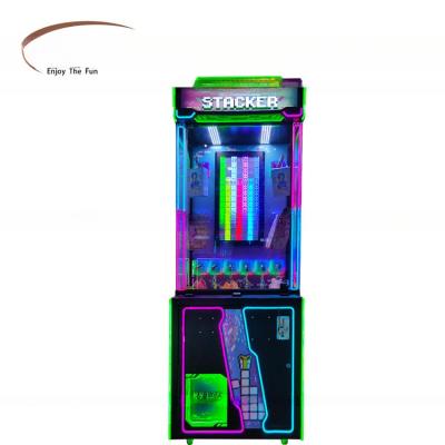 Chine Centre d'amusement Prix de la machine à jeux Brick Stacker Arcade Vending Machine à vendre