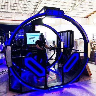 Cina Macchina di gioco simulator VR 9D con 60 giochi inclusi Capacità massima di 200 kg e dimensioni di 300x300x250 cm per uso commerciale interno in vendita
