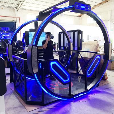 Cina Macchina di gioco simulator VR 9D con 60 giochi inclusi Capacità massima di 200 kg e dimensioni di 300x300x250 cm per uso commerciale interno in vendita