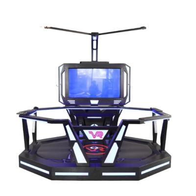 China 9D VR Machine with 60 Games 200kg Max Capacity and 110V/220V/380V Voltage VR Battle Simulator for sale