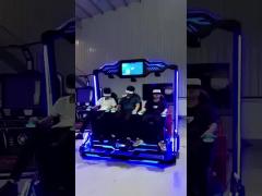 Equipamento de jogos de realidade virtual de cinema 9D VR de três lugares
