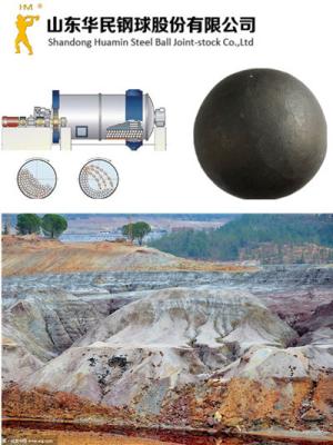 China Hot sale China 120mm B2 material Gold mines use forged grinding media steel balls Algeria for sale