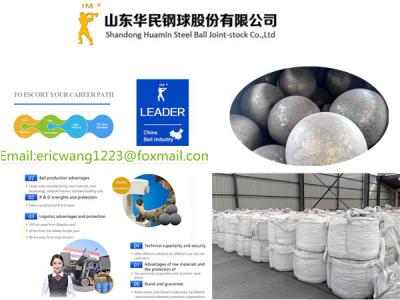 China United States round steel material 100mm Forged Steel Grinding Balls Market for sale
