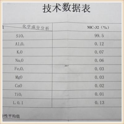 China Precision ceramics silica quartz sand powder weight for sale