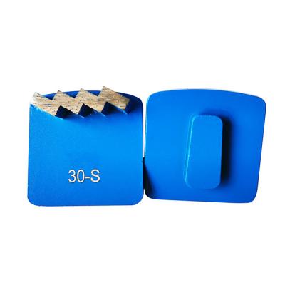 Cina Aggressive ZIGZAG Segments  Redi Lock Diamond Grinding Shoes for Husqvarna in vendita