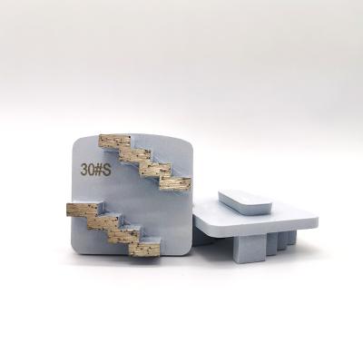 Cina Double ZIGZAG Segments  Redi Lock Diamond Grinding Shoes for Husqvarna in vendita