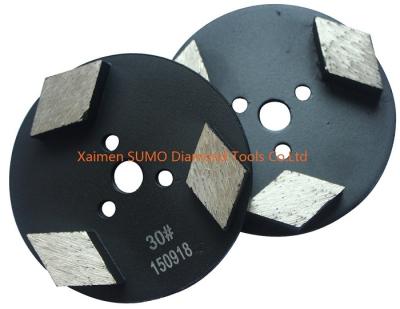 China High Aggressive Concrete Grinding Disk Rhombus Segment  Diamond Grinding Tools for sale