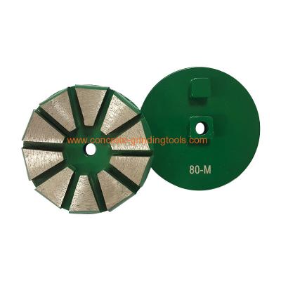 China Quick Change Double Button Segments concrete grinding tools for concrete grinder for sale