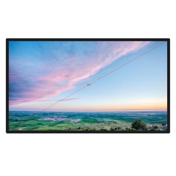 Quality 55 inch 4K Outdoor Smart TV with 1000 nit Brightness for Partial Sun Weatherproof Television for sale