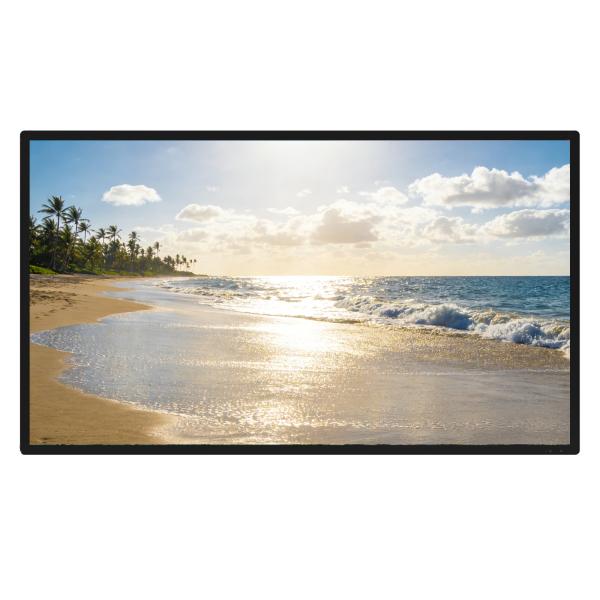 Quality 75 inch 4K Outdoor Smart TV with 1000 nit Brightness for Partial Sun Weatherproof Television for sale