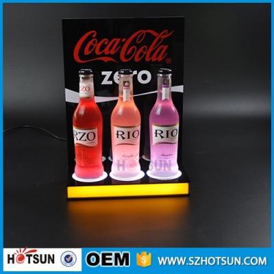 China Shenzhen supplier Free design LED acrylic display for wine acrylic products manufacture for sale
