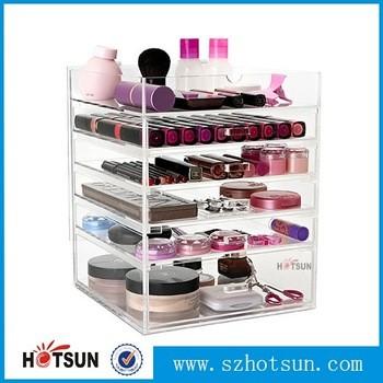 China Acrylic cosmetic makeup organizer/ makeup brush display/ makeup brush holder,Fashion acrylic Design Makeup Organizer for sale