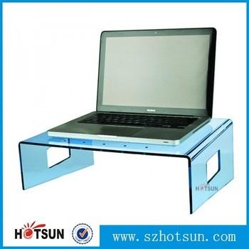 China wholesale custom factory price clear acrylic laptop stand for sale
