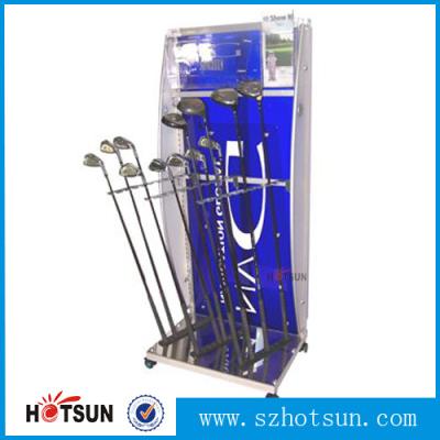 China acrylic golf club display stand supplier for sale