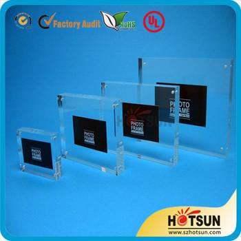 China clear acrylic picture photo frame photo frame 4x6,5x7 wholesale custom acrylic photo frame for sale