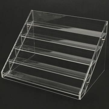 China 13 Years Factory Clear Acrylic Nail Polish Table Display Rack / Acrylic Nail Polish stand for sale