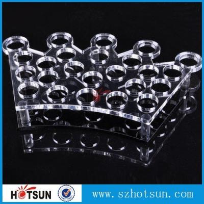 China Factory directly acrylic shot glass tray,most popular product clear acrylic shot glass tray ,acrylic serving tray for sale