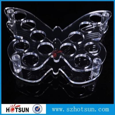 China Acrylic Wine Glass Tray Holder/ acrylic shot glass tray,acrylic shot glass holder tray for sale