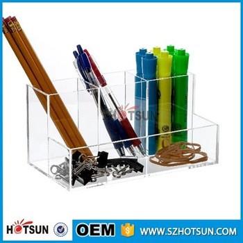 China Hot Selling 2016 clear acrylic Desk Organizer Stationary Products for sale
