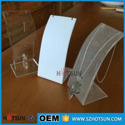 China 2016 Luxury Counter Top Thick Acrylic Necklace Jewelry Display Stands in Brand Store for sale