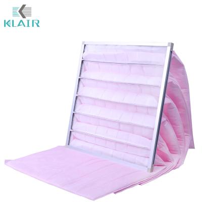 China F5-F9 de synthetische Filter van de Vezellucht voor Centrale Airconditionerventilatie Te koop