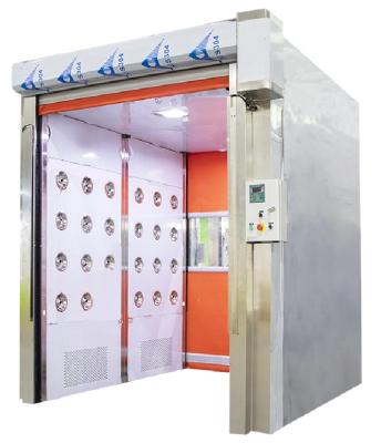 中国 光電センサーが付いている速い転がりカーテンのドアの貨物空気シャワー 販売のため