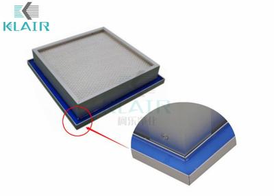 Cina Mini filtro dell'aria del gel di silice della piega, filtri inversi da Hepa della guarnizione del gel per stanza pulita in vendita