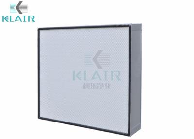 China H13 / H14 Hepa Air Filter 125% Rated Air Flow With Aluminum Frame for sale