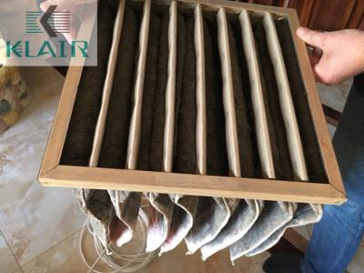 China Commercial Bag Air Filters Air Handling Unit AHU Filter New Standard ISO 16890 Epm1 for sale