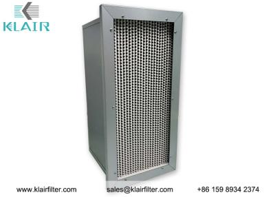 China Industrial Air Filter System , Pleated Hepa Filter With Double Header Cell Sides for sale