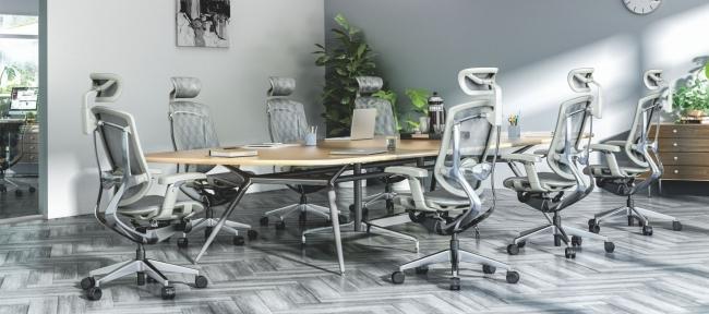 GTChair Grey Frame Swivel Office Sell si rilassa bene la sedia ergonomica 4 dell'ufficio di progettazione