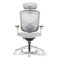 China Grey High Back Project Office Chairs Executive With Headrest for sale