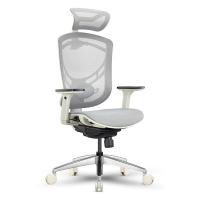 China Grey High Back Project Office Chairs Executive With Headrest for sale