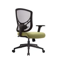 China Green Upholstery Project Office Chairs  Nylon Base Height adjustable Computer Task Seating for sale