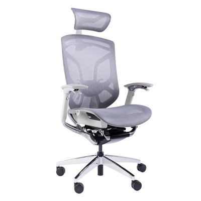 China Cabeceira Mesh Office Chairs do apoio do projeto 3D da queda da água de Grey Plastic Rotating Chair Comfort à venda