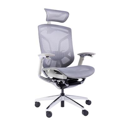 Cina Sedie comode dell'ufficio di Grey Mesh Height Adjustable Seats Ergonomic della luce della sedia del Ministero degli Interni del computer in vendita