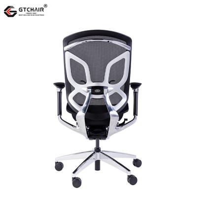 Cina Alta poltrona girevole regolabile posteriore con il supporto lombare ergonomico del bracciolo in vendita