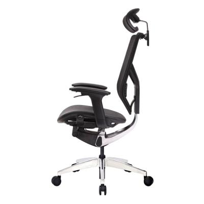 Cina alluminio lucidato ergonomico di Mesh Office Chair dell'alta parte posteriore della parte girevole 3D in vendita