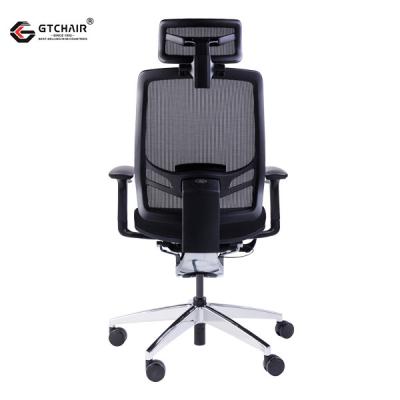 Cina Dirigente ergonomico di sostegno di Mesh Adjustable Office Chair Lumbar con il poggiacapo in vendita