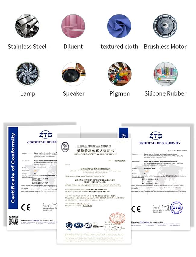 Close-up view showing detailed craftsmanship of dinosaur puppet