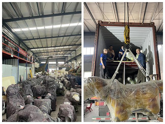 Packaging and shipping process for animatronic products