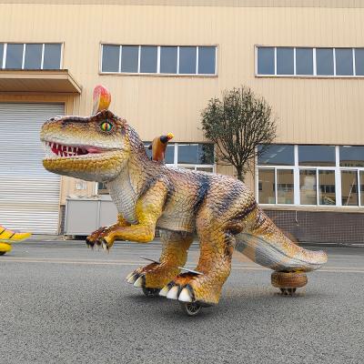 Cina Giostra Dinosauro Animatronico a 3 Ruote Stile Scooter Elettrico con Telecomando per Bambini in vendita