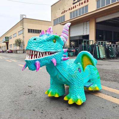 Cina Cavalcata elettrica di dinosauro per bambini con motore da 350W e capacità di 100 kg in vendita