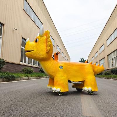 Cina Scooter Elettrico Dinosauro Animatronico 350W per Parchi a Tema in vendita