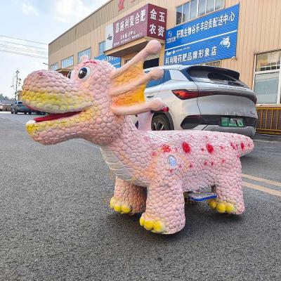 Cina Giostra Dinosauro Animatronico a Colori Personalizzati, Capacità di Carico 100 kg, Scooter Dinosauro Grande in vendita