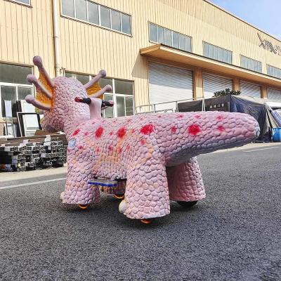 Cina Giostra Dinosauro Animatronico a Colori Personalizzati, Capacità di Carico 100 kg, Scooter Dinosauro Grande in vendita