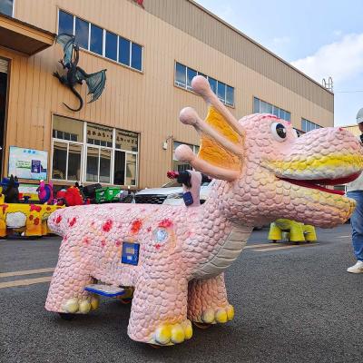 Cina Giostra Dinosauro Animatronico a Colori Personalizzati, Capacità di Carico 100 kg, Scooter Dinosauro Grande in vendita