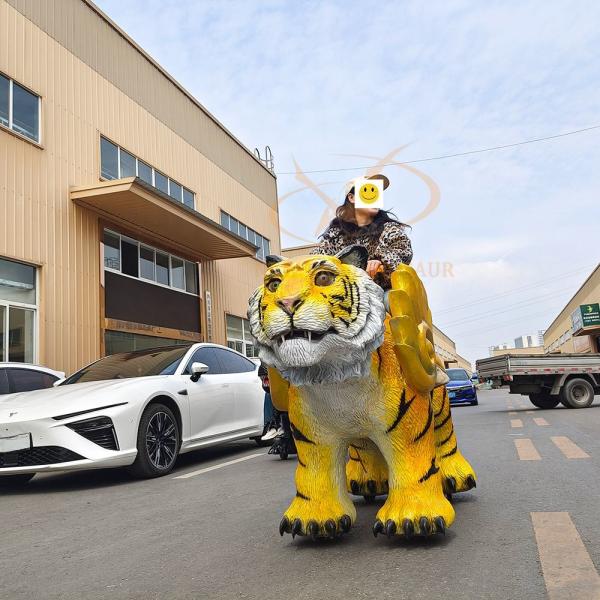 Quality Steel Frame Animatronic Animal Ride Scooter Remote Control Customized Sizes for sale