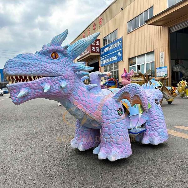 Quality Jurassic Park Electric Ride On Dinosaur 350W 100kg Load Lifelike Animatronic for sale